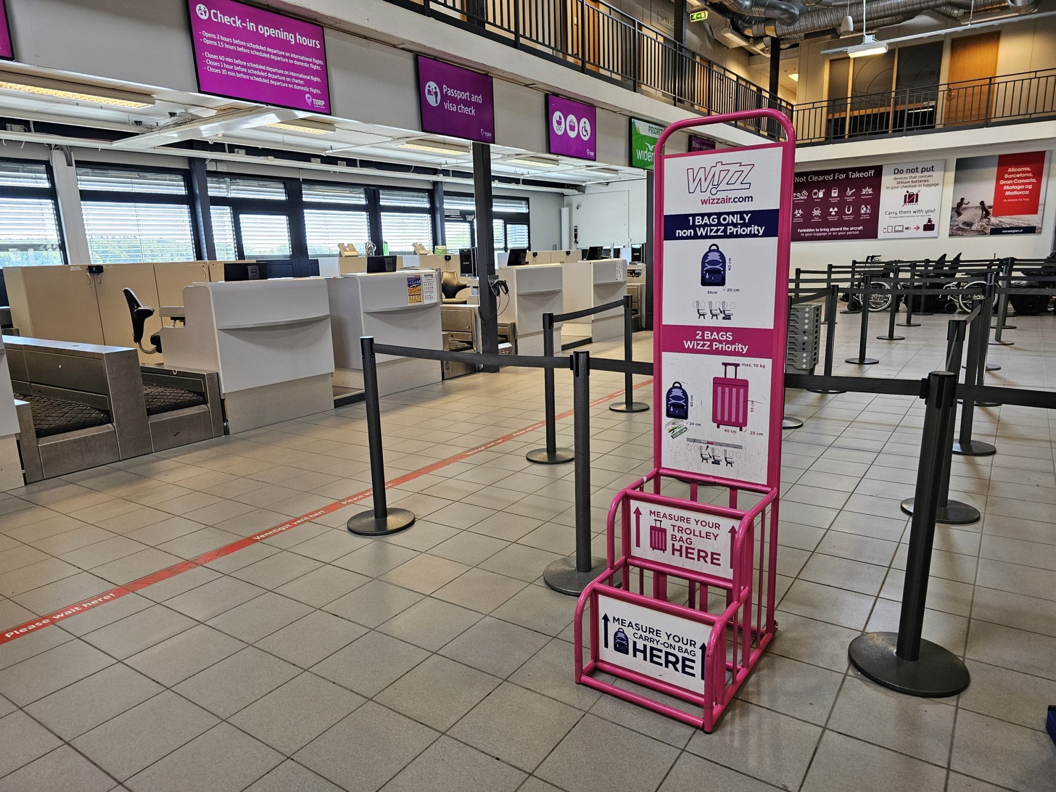 Wizz Air batožina (príručná a zapísaná)