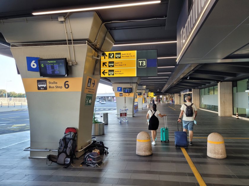 Cesta z letiska Rím Fiumicino (FCO) do centra mesta